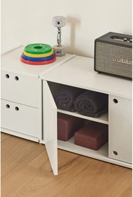Krémový TV stolek 157x42x40 cm Wally – Teulat
