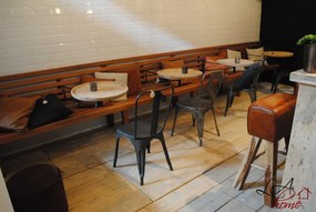 Nástěnný otáčecí bistro stolek BAR - Ø 55*80cm