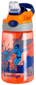 Dětská hydratační lahev Contigo James 420 ml - oranžová s hrdiny