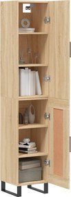 Skříň highboard dub sonoma 34,5 x 34 x 180 cm kompozitní dřevo 3199132