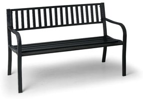 Kovová parková lavička STRIP s opěradlem, 1270 mm, 1+1 ZDARMA