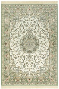 Hanse Home, Kusový koberec Naveh 104379 Ivory/Green, 195x300, zelená, chodba / předsíň