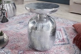 Luxusní konferenční stolek Carter, stříbrný