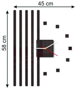 Moderní nástěnné hodiny z plexiskla – Široký výběr barev | Sentop FL-Z10B- X0015