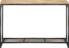 Konzolový stolek 110 x 35 x 75 cm masivní mangovníkové dřevo 320247