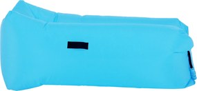 Nafukovací sedací vak/lazy bag, modrá, LEBAG