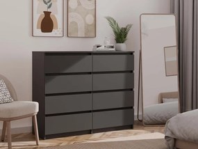FALCO Komoda Malvína M8 120 černá