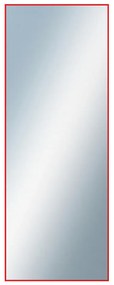 DANTIK - Zarámované zrcadlo - rozměr s rámem cca 60x160 cm z lišty Hliník červená | P01-098 (7001098)