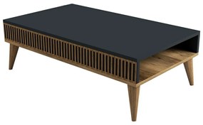Konferenční stolek Mila Anthracite and Walnut