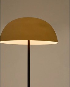 Stojací lampa v terakotové barvě s kovovým stínidlem (výška 140 cm) Nibla – Kave Home