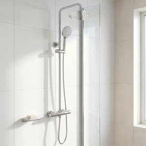 Rea Lungo, sprchový set s termostatem, chromová, Rea-P6735