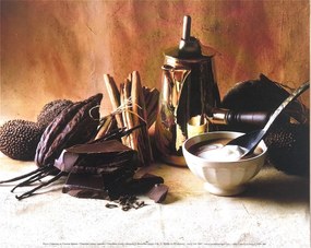 Postershop Obrazová reprodukce : Chocolate, cream, cinnamon - 24x30cm