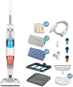 Rowenta RY8544 Clean  Steam Multi bílá/modrá / Parní mop a vysavač / 1