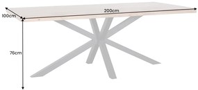 Jídelní stůl MORFEUS Dekorhome 200x100x76 cm