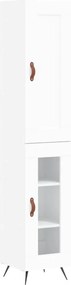 Skříň highboard bílá 34,5 x 34 x 180 cm kompozitní dřevo 3200361