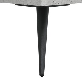 Noční stolek betonově šedý 40 x 40 x 50 cm kompozitní dřevo