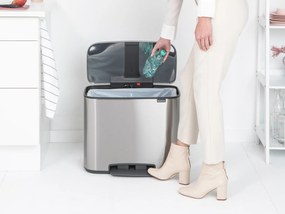 Brabantia BO pedálový koš matná ocel otiskuvzdorná