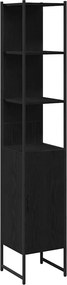 Sada koupelnového nábytku 4 ks Černý dub 33 x 33 x 185,5 cm 3334408