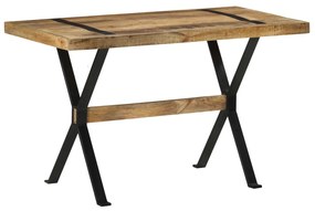 Jídelní stůl Islais - 120x60x76 cm | hrubé mangovníkové dřevo
