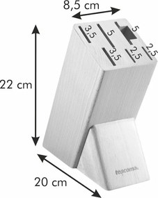 Blok NOBLESSE pro 6 nožů, nůžky na drůbež / ocílku, S