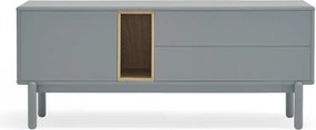 Modro-šedý TV stolek 140x56 cm Corvo – Teulat