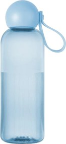 Světle modrá cestovní lahev z recyklovaného plastu 600 ml Ture – Sagaform