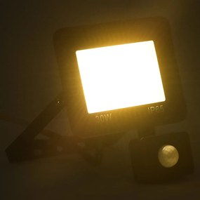 LED reflektor se senzorem 30 W teplé bílé světlo 149625