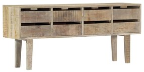 Příborník 140 x 30 x 60 cm masivní mangovníkové dřevo 247914