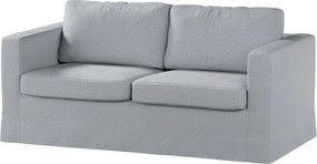 Potah na pohovku IKEA  Karlstad 2-místná , nerozkládací, dlouhý barva šedá látka pletený vzor