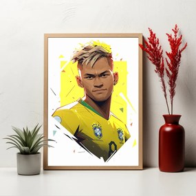 Plakát - Neymar: Umělec na hřišti - Limitka - Fotbalové legendy
