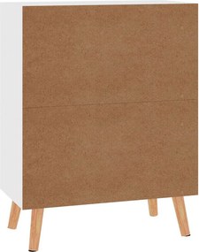 Příborník bílý 60 x 30 x 72 cm kompozitní dřevo 326822