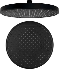 Sapho - Hlavová sprcha, průměr 26 cm, matná černá SK151B