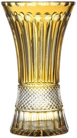 Váza Tomy, barva amber, výška 355 mm