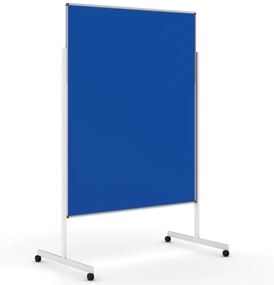 Informační a moderační tabule na kolečkách, paraván, 1200 x 1500 mm, textilní