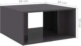 vidaXL Konferenční stolky 4 ks 33 x 33 x 33 cm dřevotříska [806821] Barva: Bílá