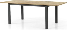 Brafab Záhradný stôl 152-210 cm LYON - Čierna