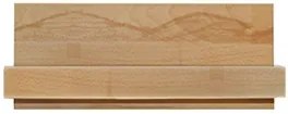 ImportWorld Dřevěná police Serena masiv buk - šířka 40 cm (Barva dřeva: Buk přírodní)