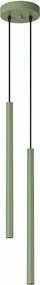 Sollux SL.2134 - Lustr na lanku PASTELO 2xG9/8W/230V zelená