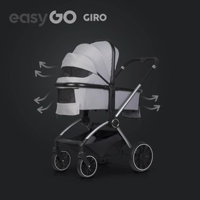 Kombinovaný kočárek EasyGo Giro 2v1 Cloudy Gray