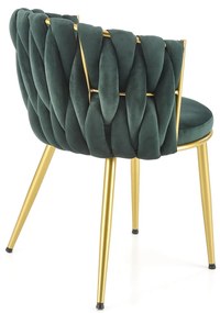 HALMAR K517 židle tmavě zelená