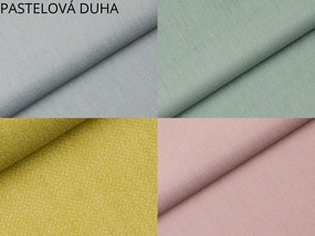 MINKO Čalouněné dětské jednolůžko RAINBOW Zvolte barvu: Pastelová, Zvolte rozměr: 90x200 cm