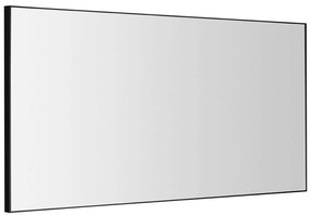 Sapho - Zrcadlo Arowana v rámu, 120x60 cm, černá mat AWB1260