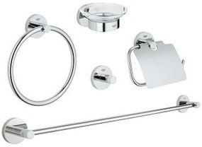 Grohe Essentials - Sada doplňků do koupelny 5 v 1, chrom 40344001