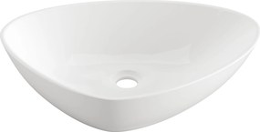Invena Trigono, asymetrické umyvadlo na desku 500x405, INV-CE-58-001-W