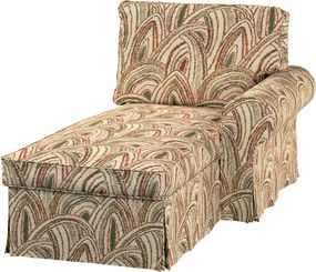 Potah na lenošku Ektorp pravý barva vícebarevná látka pletený vzor, vzorované