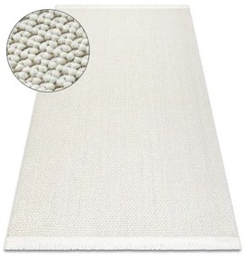 koberec NANO FH92A Jednobarevný, smyčkový, plošně tkaný bílá velikost 140x190 cm | krásné koberce cz