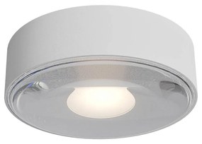 Redo 90411 Log, bílé venkovní stropní svítidlo LED 6W 3000K, průměr 10,7cm, IP65