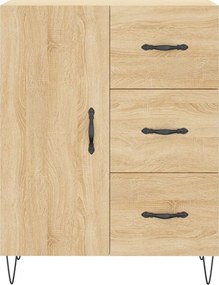 vidaXL Skříň highboard 69,5 x 34 x 180 cm kompozitní dřevo [3199844] Barva: Bílá