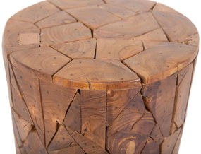 Dřevěný odkládací stolek DAWSON Beliani