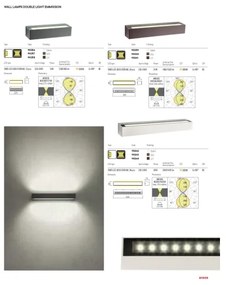 Redo 90259 - LED Venkovní nástěnné svítidlo AROOS LED/21W/230V 3000K IP65 bílá